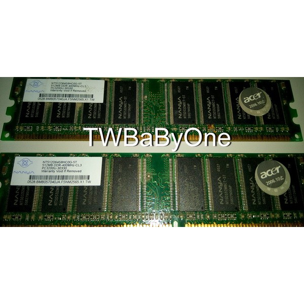 南亞 nanya DDR 512MB RAM | 蝦皮購物
