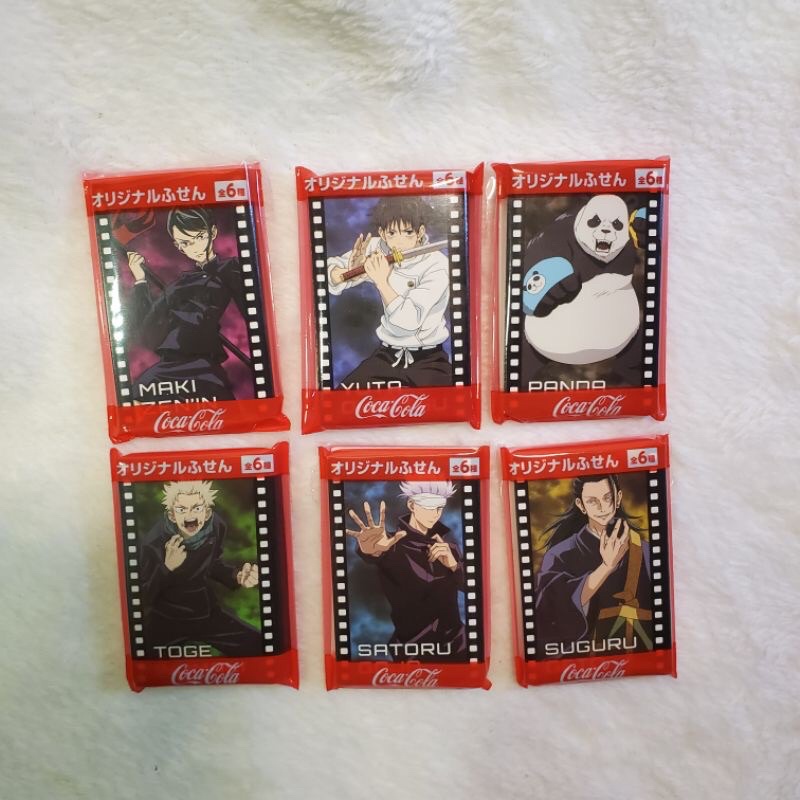 咒術迴戰 0 劇場版 聯名小便條 可口可樂 狗卷 真希 熊貓 五条 夏油 | 蝦皮購物