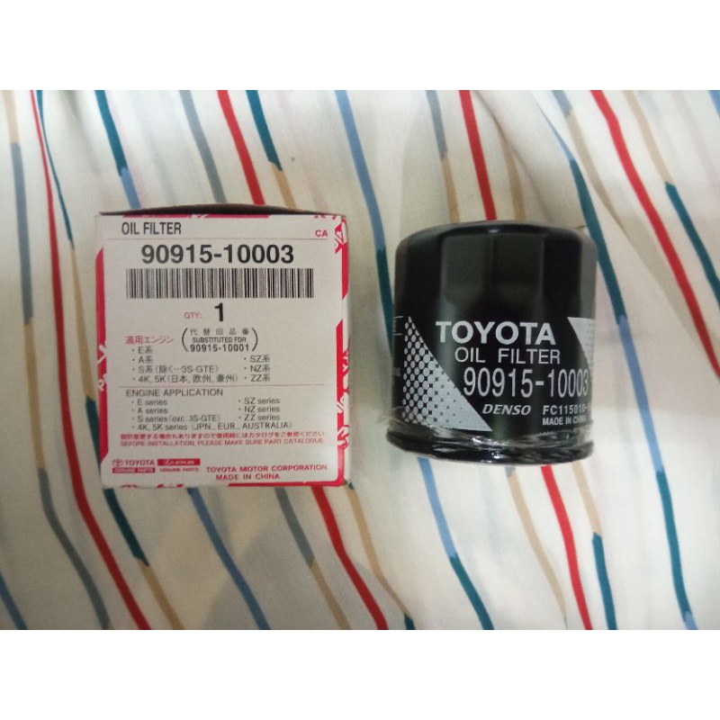 🌟現貨🌟TOYOTA LEXUS 90915-10003 原廠正品 OIL FILTER 濾芯 油芯 | 蝦皮購物