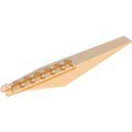 Lego 樂高 57906 透明橘 葉片 翅膀 機翼 Hinge Plate 1x12 Angled 6117721 | 蝦皮購物