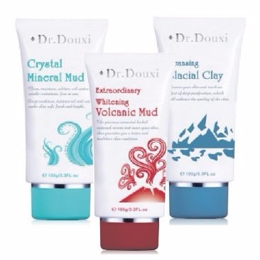 【小樹101舖】Dr.Douxi 朵璽火晶靈極粹美白火山泥/灰晶靈淨化煥膚冰河泥/水晶靈深海礦物泥膜 100g (軟管) | 蝦皮購物