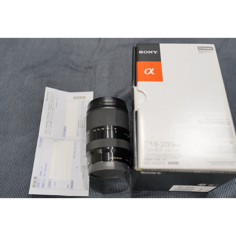 Sony SEL18200 E 18-200mm F3.5-6.3 OSS （公司貨）望遠 變焦鏡頭, 需維修 | 蝦皮購物