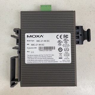 【原廠】MOXA ( IMC-21-M-SC ) 乙太網路轉光纖媒體轉換器 | 蝦皮購物