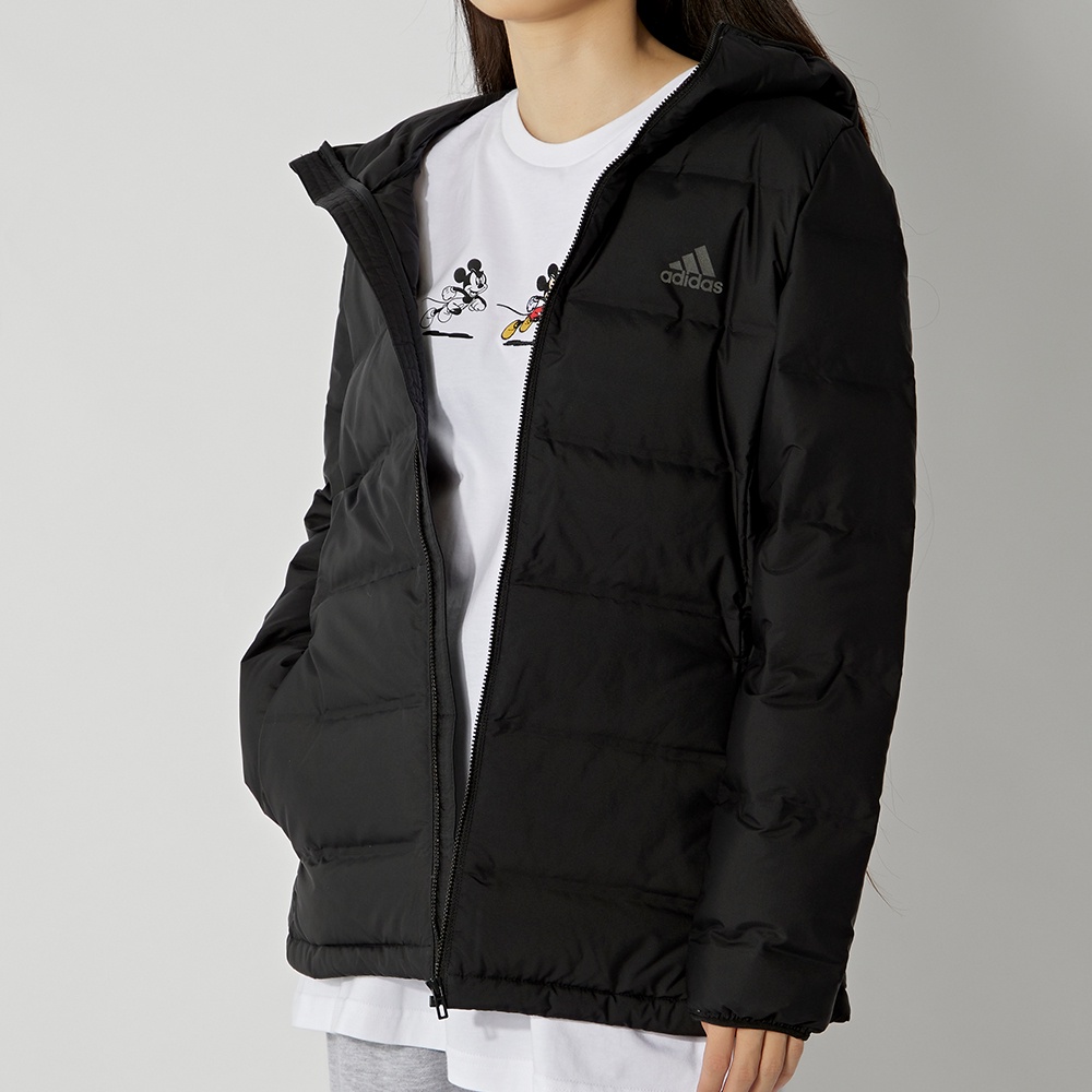 Adidas W Helionic Ho J 女 黑 輕量 保暖 連帽 羽絨 外套 BQ1935 | 蝦皮購物