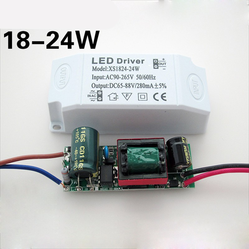 Led 變壓器驅動器 AC90~265V 3W~24W LED 驅動器電源適配器筒燈和錫燈系列 LED 燈變壓器 | 蝦皮購物