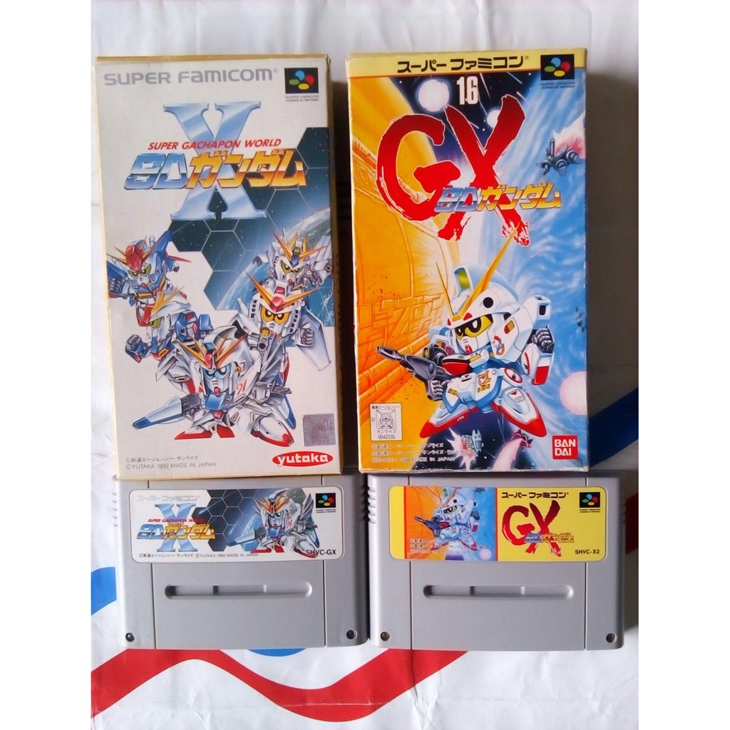 SFC 日版裸卡附盒 SD鋼彈GX/SD鋼彈X 2款 〈小N 二手店〉 | 蝦皮購物