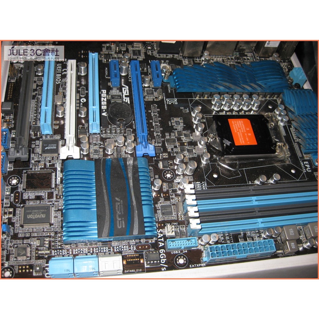JULE 3C會社-華碩ASUS P8Z68-V Z68/DDR3/USB3/16相供電/雙智能/良品/1155 主機板 | 蝦皮購物
