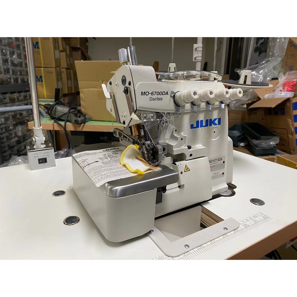 JUKI MO-6714DA 工業用 拷克 針桿 無油 高速安全乾式機頭包縫機 MO-6700DA 新輝科技有限公司 | 蝦皮購物