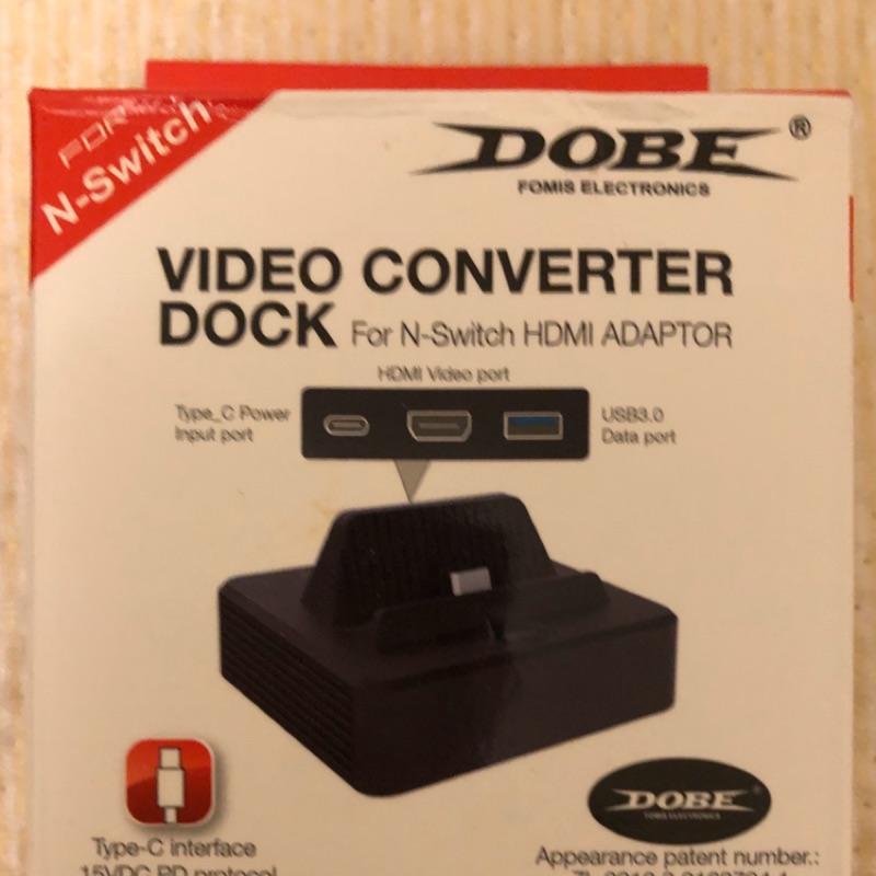 DOBE NS Switch HDMI TV 視頻 畫面 轉換 迷你 散熱 底座 轉接器 支援 YouTube | 蝦皮購物