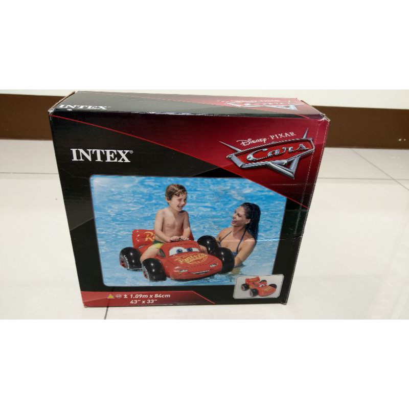 二手9成新 INTEX 麥坤 CARS 水上坐騎 57516 | 蝦皮購物