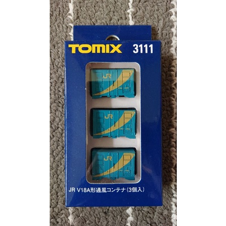 【ἀ】TOMIX 3111 JR V18A形通風貨櫃 (3個入) N規鐵道模型 | 蝦皮購物
