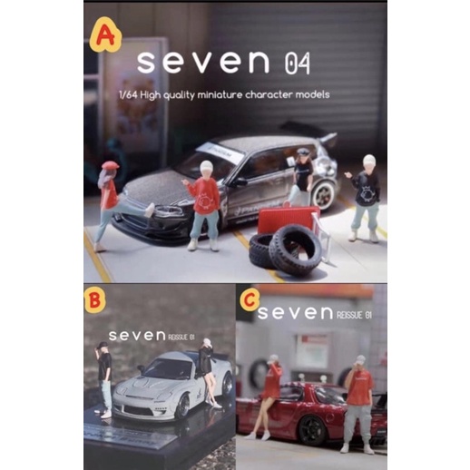 【人模工廠】1/64 THE SEVEN MODEL🔥 01復刻版/04新版 | 蝦皮購物