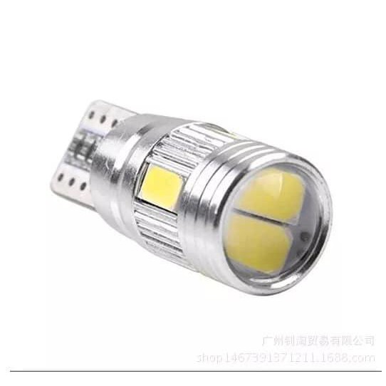 松之屋>鋁合金燈座耐高溫T10散光 6LED 5630燈珠 完美解碼 儀表燈 指示燈 牌照燈 排擋頭燈 後視鏡燈 | 蝦皮購物