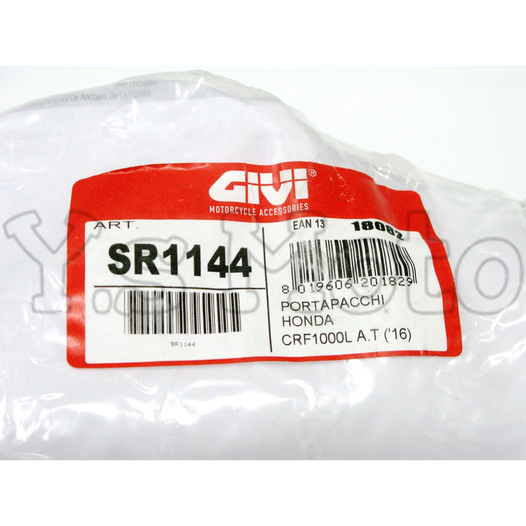 Y.S GIVI SR1144 Honda CRF1000L 底盤轉接座/固定座/後架/後車架/後箱架/後行李箱架/鐵架 | 蝦皮購物