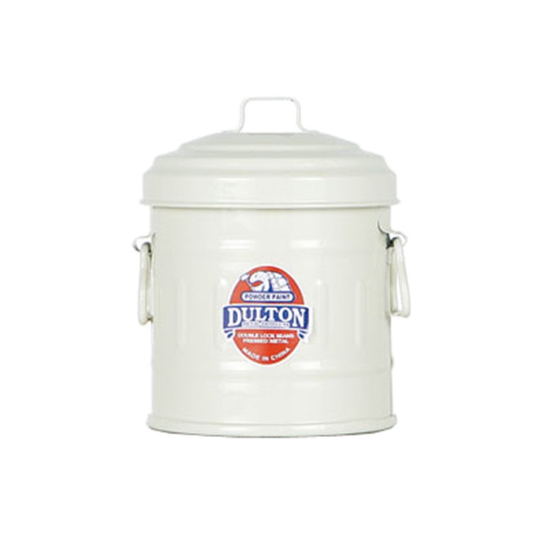 日本 DULTON 美式復古垃圾桶/ 桌上型/ 象牙白 eslite誠品 | 蝦皮購物