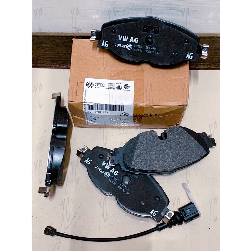 SKODA KAROQ KODIAQ OCTAVIA 前 來令片 P85126 P85147 5Q0698151 煞車皮 | 蝦皮購物