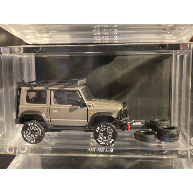 BM Jimny 1:64（灰，附改裝套件） | 蝦皮購物
