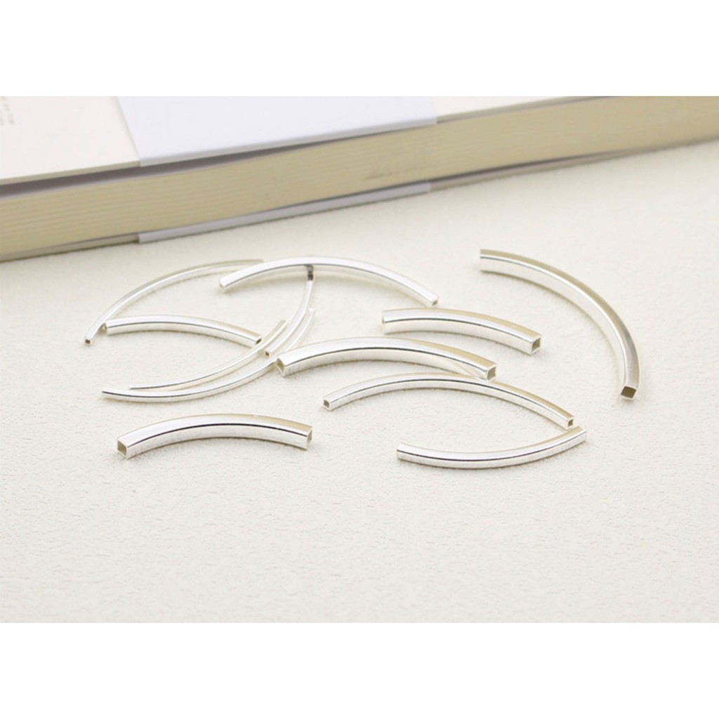 【GD純銀批發】S925素面 光面 方形彎管3mm下單處 (規格參照圖片) | 蝦皮購物