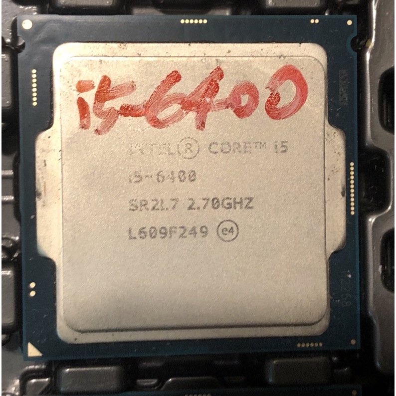 Intel Core i5-6400 2.7G / 6M 4C4T 1151 六代 四核心處理器 | 蝦皮購物