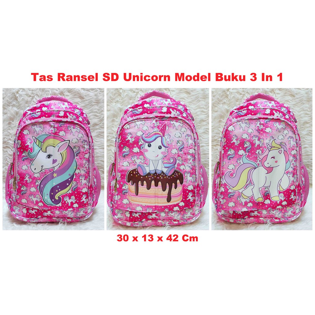Sd 背包模型書 3 合 1 hero LoL Surprise Unicorn Character Backpack | 蝦皮購物