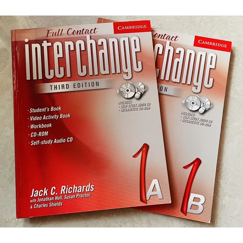 [二手書]Interchange 1A+1B Third Edition(無光碟)兩本一起賣 | 蝦皮購物