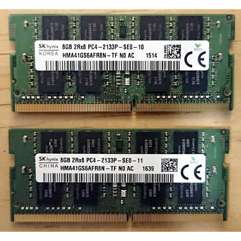 海力士 sk hynix 8gb 2rx8 pc4-2133p-seo-10 DDR4 2133 8G 筆電記憶體 | 蝦皮購物