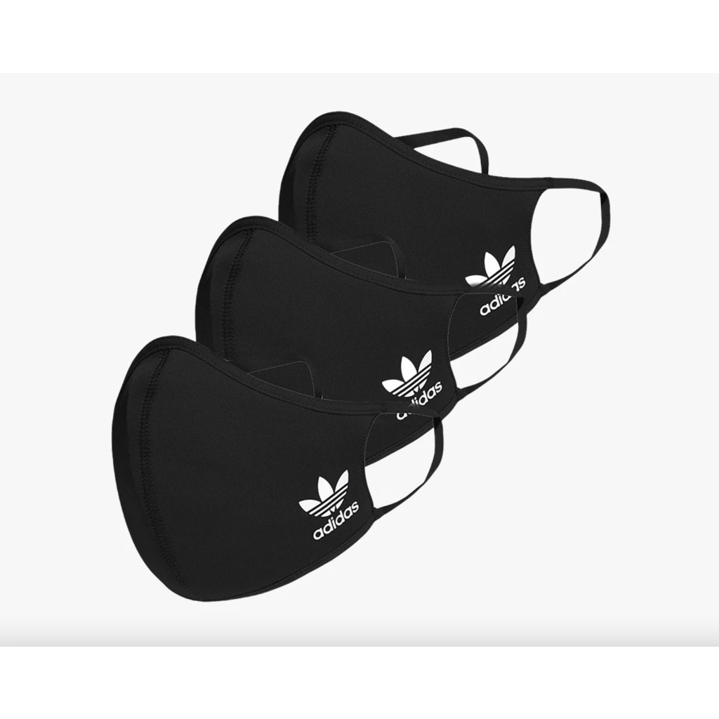 Little Parts) 現貨24H出貨 Adidas 大童 口罩 非醫療 三入組 可重複使用 可清洗 HB7856 | 蝦皮購物