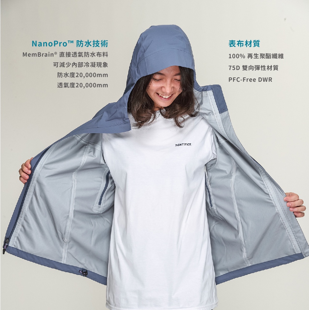 Marmot│PreCip Pro 3L 男款彈性防水透氣外套 14500 | 蝦皮購物