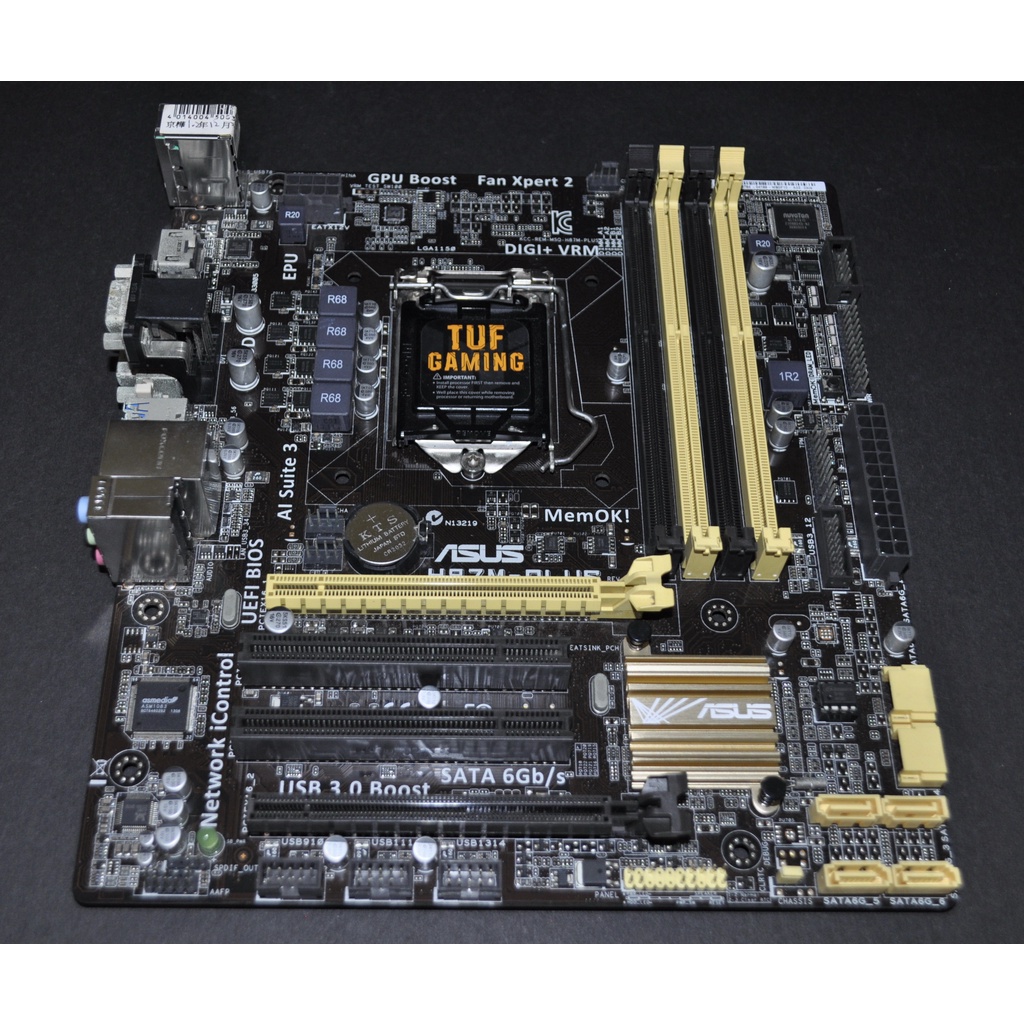 華碩 H87M-PLUS (1150 H87 DDR3 SATA3 USB3.0) 非H81 B85 Z87 H97 | 蝦皮購物