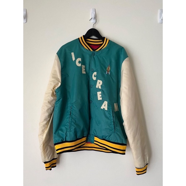 BBC ICE CREAM MEN RETRO VARSITY JACKET L | 蝦皮購物