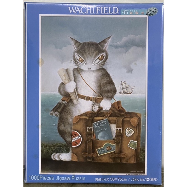絕版 日本 Wachifield 達洋貓 瓦奇斐爾德 旅行者 布面 1000片 拼圖 10-932 | 蝦皮購物
