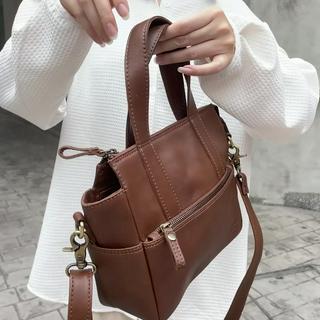 【CALTAN DESIGN】真皮/斜背包 | 真皮多夾層船型小托特包 5482_三色 | 蝦皮購物