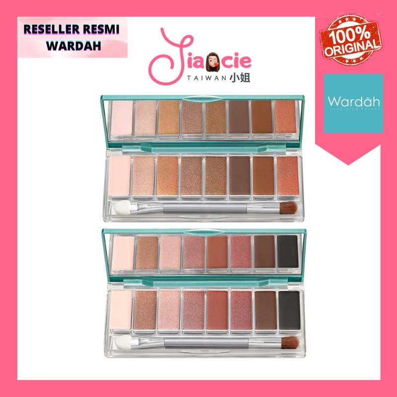 WARDAH Exclusive Eyeshadow Palette Palet Eye Shadow | 蝦皮購物