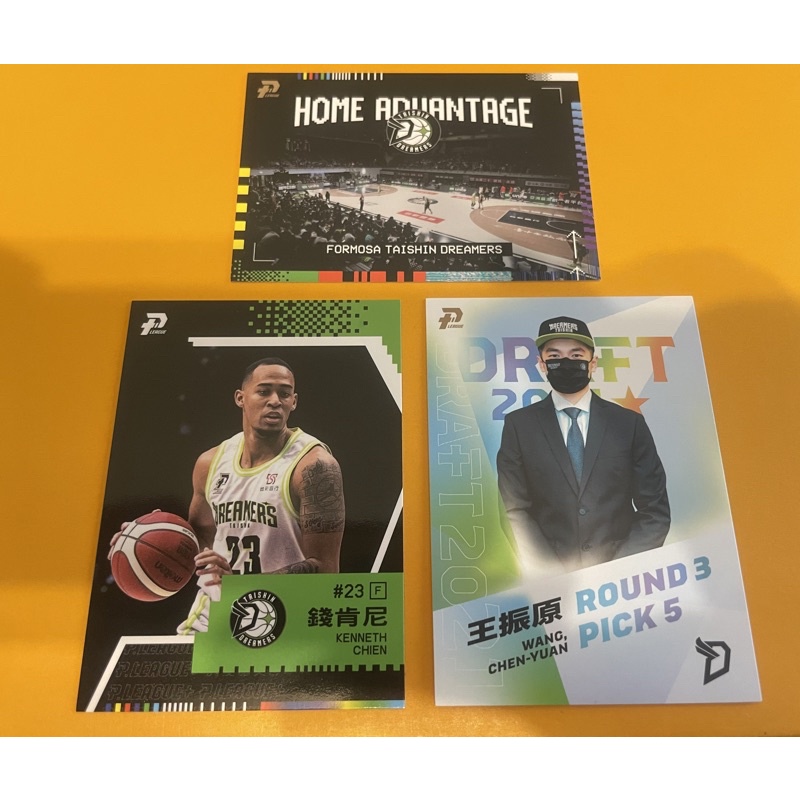 PLG P.League P+20-22 官方球員卡 主場卡 選秀卡 普卡 台新夢想家 錢肯尼 王振原 | 蝦皮購物