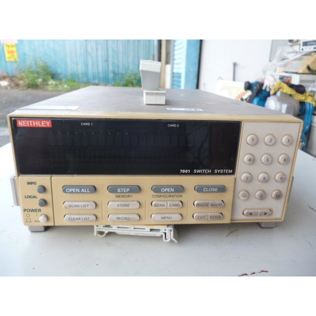 Keithley 7001切換開關系統+7011-311A 雙槽主機 【專業二手儀器/價格超優惠/熱忱服務/交貨快速】 | 蝦皮購物