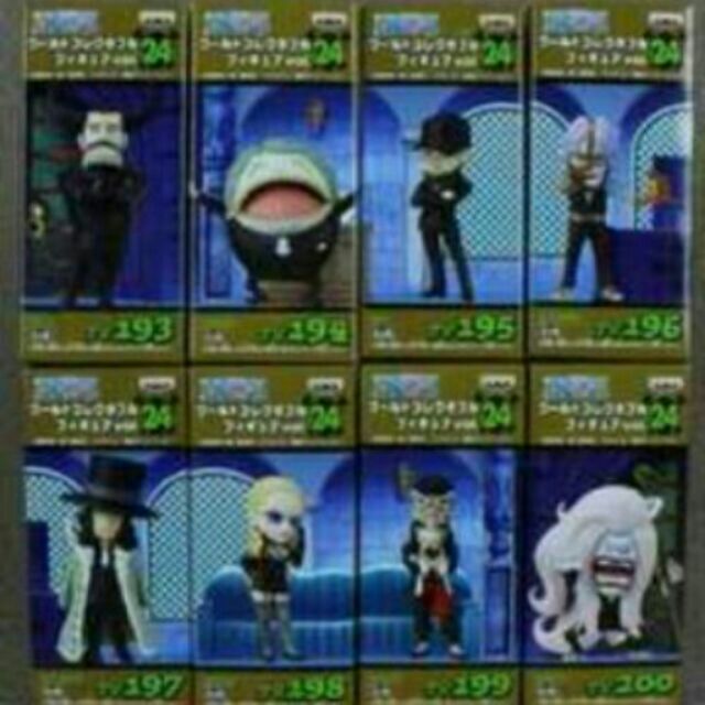 日版海賊王wcf CP9篇大全8隻 | 蝦皮購物