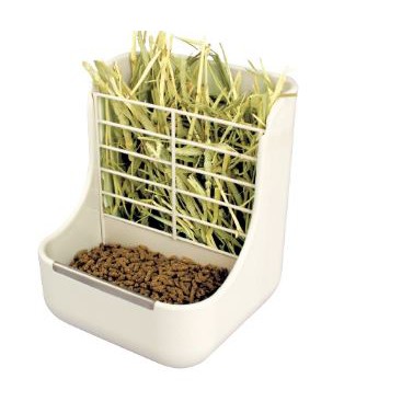 ♕愛兔草♕日本 GEX-AB788 愛兔固定式雙用省位容器 牧草架 牧草盒 草架 草框 兔子草盆 兔子用品 | 蝦皮購物