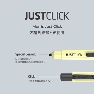 【MORRIS 官方旗艦店】 按壓式奇異筆M2(1.5mm_紅/黑/藍)｜Just Click系列 速乾 喀擦筆 韓國製 | 蝦皮購物
