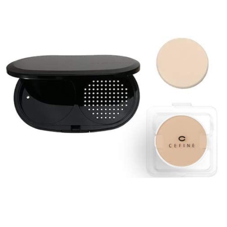 【日本牌 含稅直送】CEFINE 雪芙妮 水感蠶絲粉餅芯 粉盒 長效持妝 保濕 遮瑕 渡邊直美愛用 CEFINE | 蝦皮購物