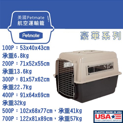 Petmate Vari Kennel 專業豪華運輸籠100P/200P/300P/400P/500P/700 | 蝦皮購物