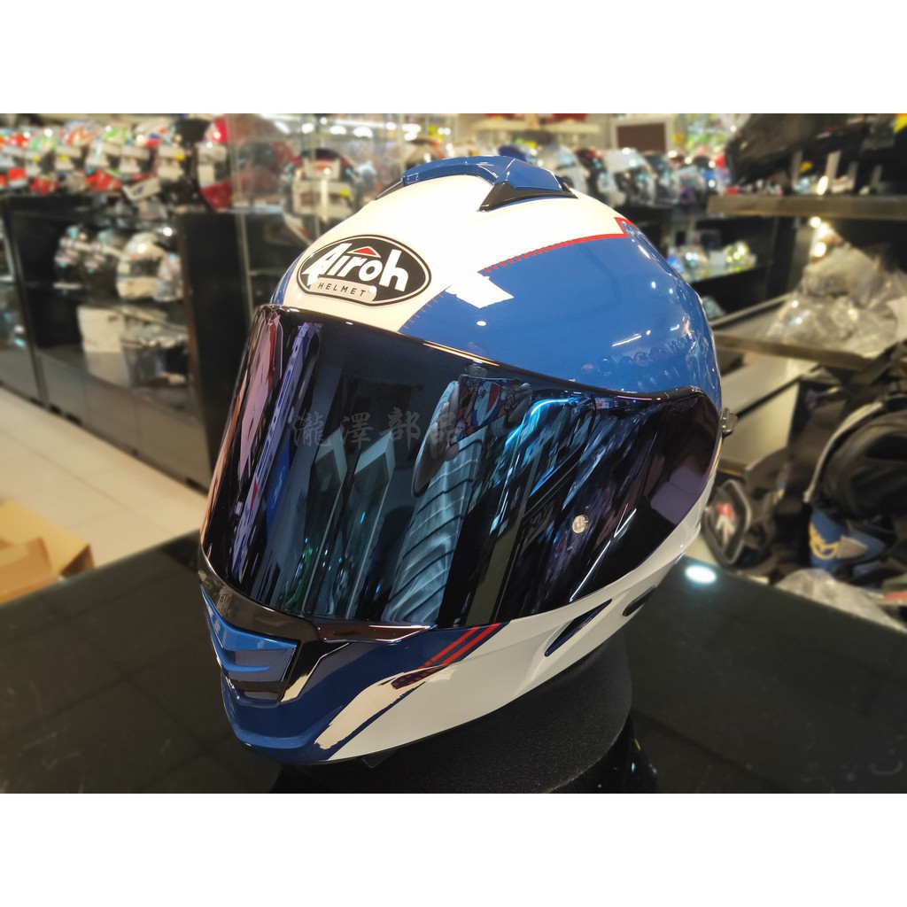 瀧澤部品 義大利 AIROH SPARK 原廠鏡片 電鍍片 電鍍藍 遮陽 抗UV 通勤 配件 備品 | 蝦皮購物
