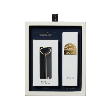 💖[LUVFUME] 絕美淡香護手霜+石板鑰匙 套裝 Hand Cream 50ml + Slate Key Set | 蝦皮購物