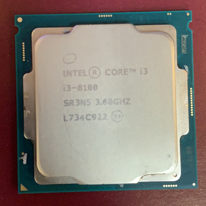 《台南華駿》二手良品 INTEL I3-8100 CPU 中古 台南 電腦組裝 電腦維修 批發 | 蝦皮購物