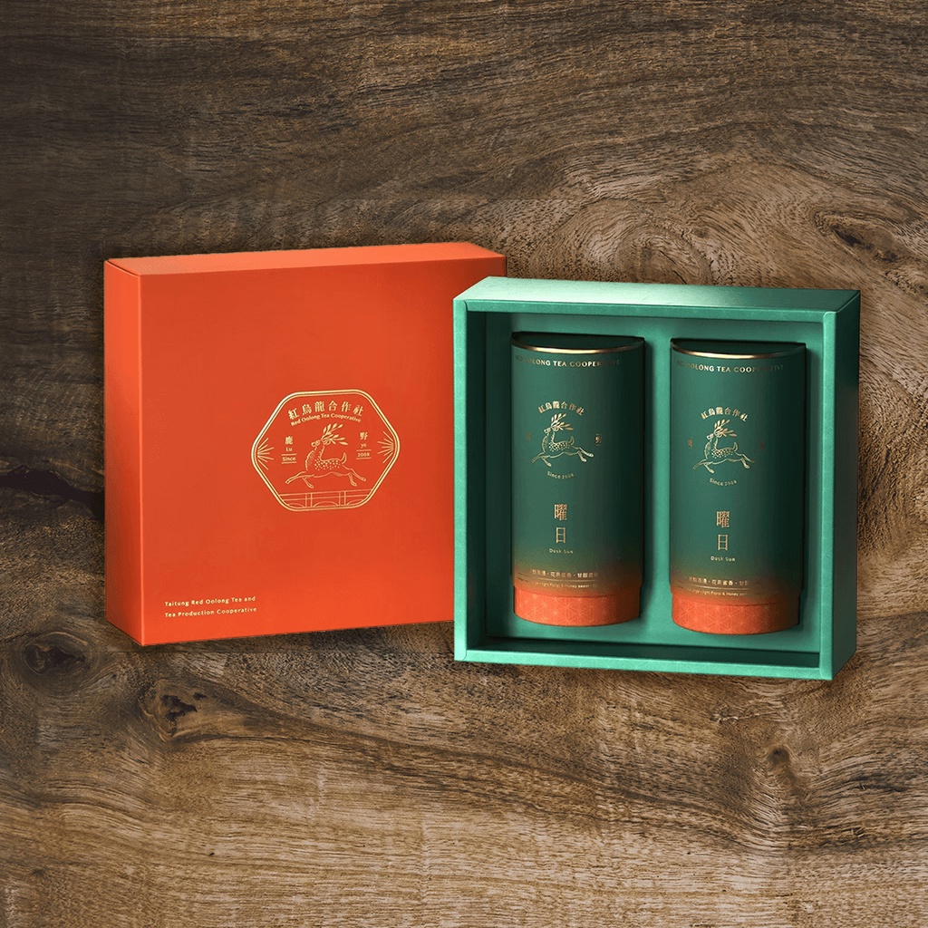 【馥郁浪漫】曜日｜兩入茶罐禮盒（75g x 2入）【 台東鹿野・紅烏龍合作社 】 | 蝦皮購物