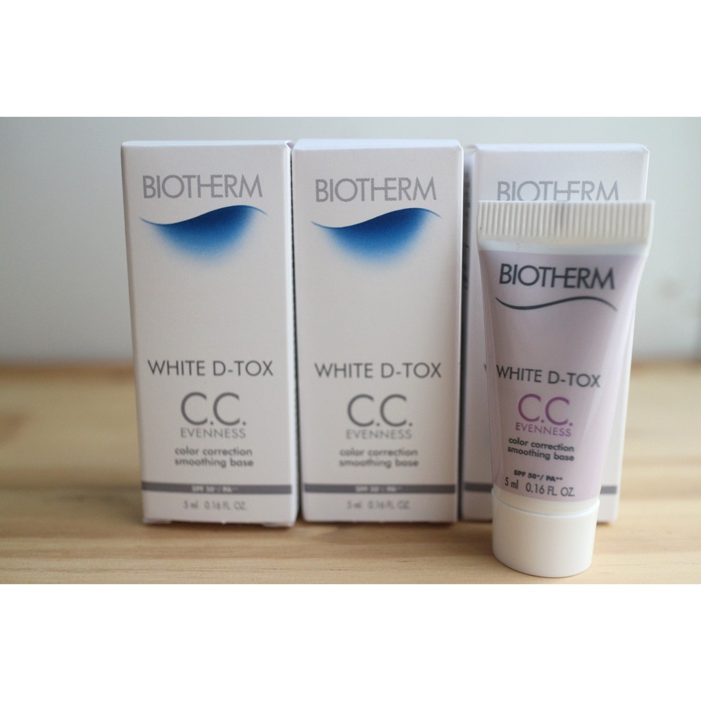BIOTHERM 碧兒泉 超防護光感亮白CC霜SPF50+/PA++(#紫色) 5ml | 蝦皮購物