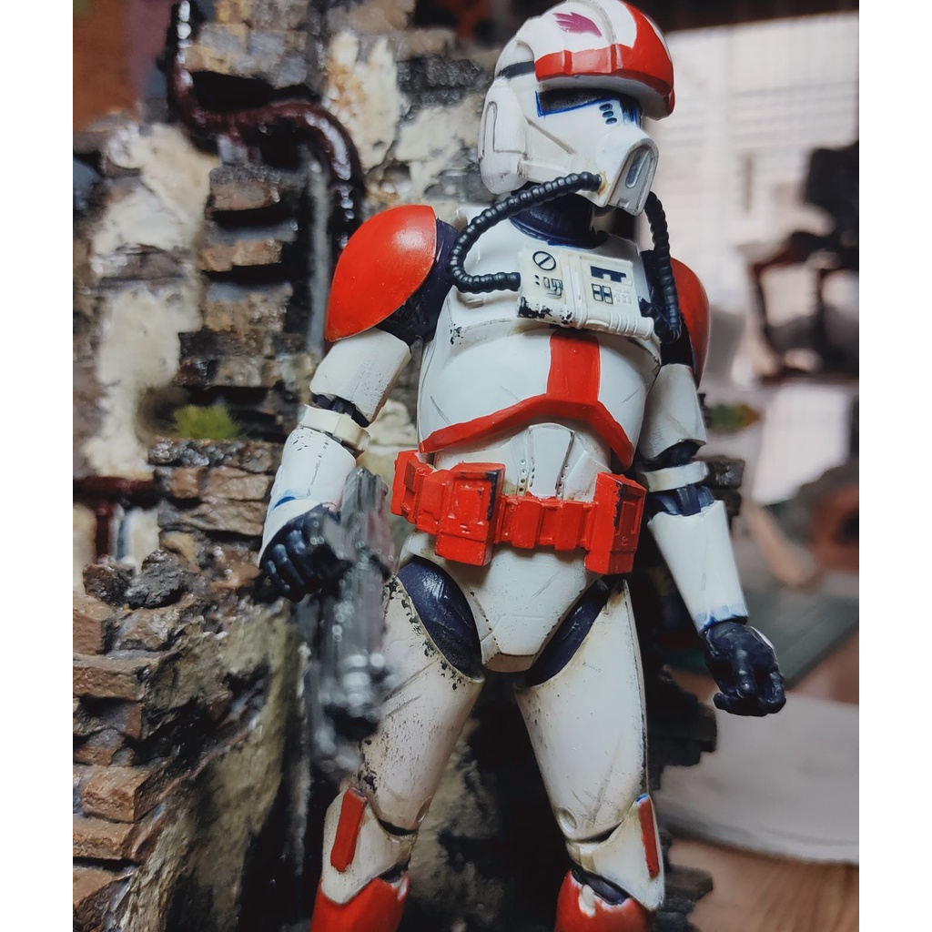 HASBRO STAR WARS CLONE PILOT HAWK 星際大戰 複製人6吋 (塗裝改色) | 蝦皮購物