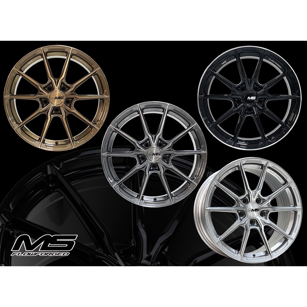 【廣明輪胎】MS Wheel (MS31) 旋壓/輕量 鋁圈輪圈 8.6kg 5孔114.3 5孔108 5孔112 | 蝦皮購物