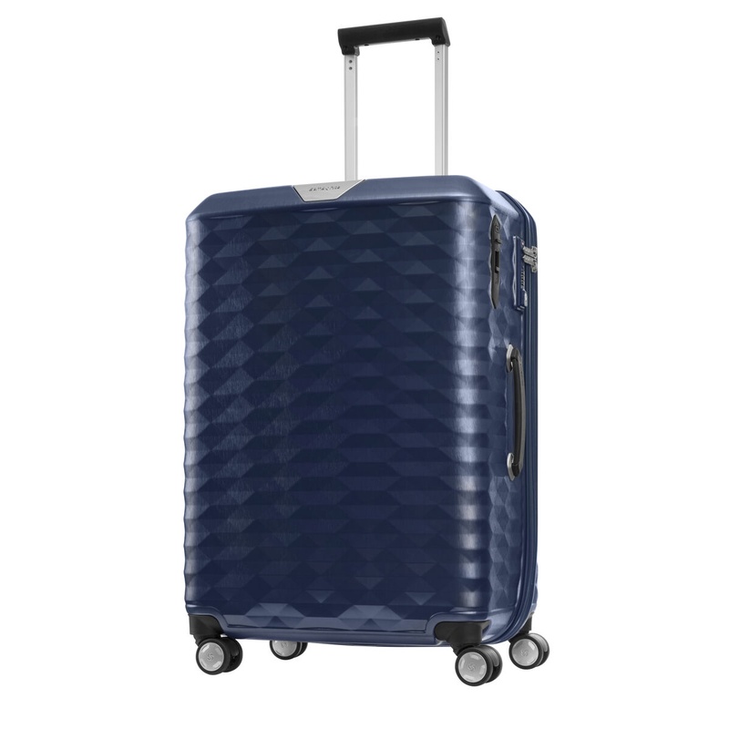【新秀麗】全新 Samsonite POLYGON DX4 25吋行李箱 旅行箱 寶石箱-藍 | 蝦皮購物
