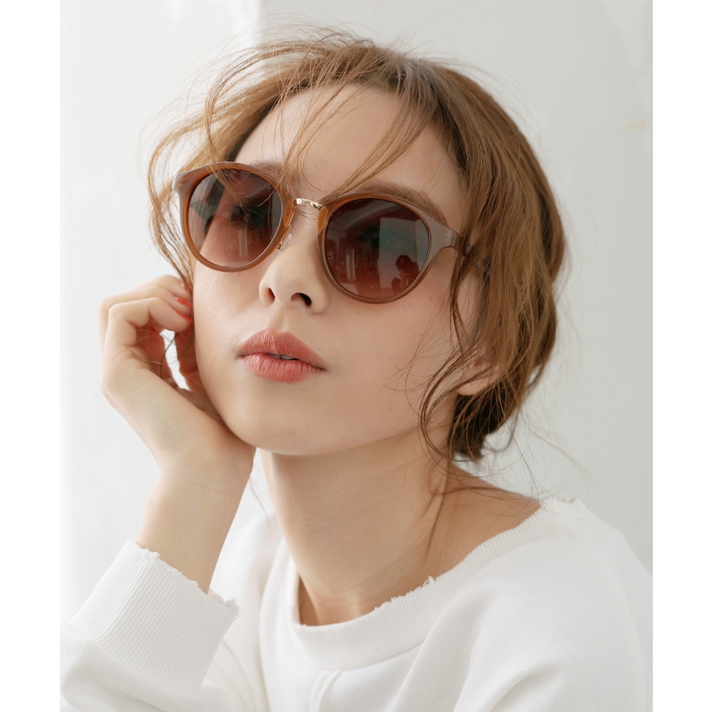 現貨| DoReFe日本zozotown代購🎌防UV99%UP 透明系復古橢圓膠框太陽眼鏡 墨鏡 | 蝦皮購物