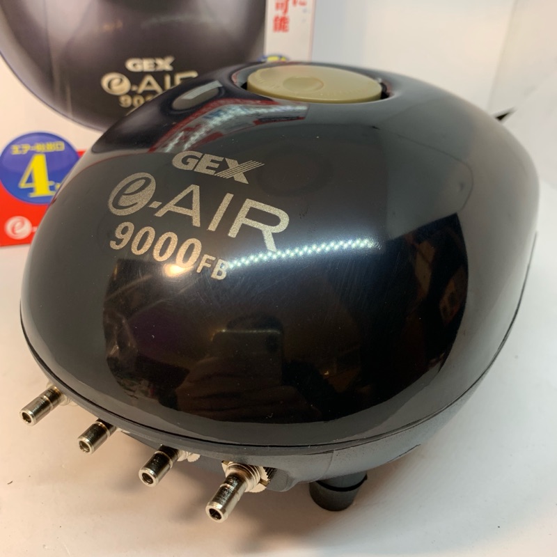 [水族最便宜]打氣機 日本GEX 超靜音 四孔 打氣機 魚缸打氣、打氣幫浦（9000FB型） | 蝦皮購物